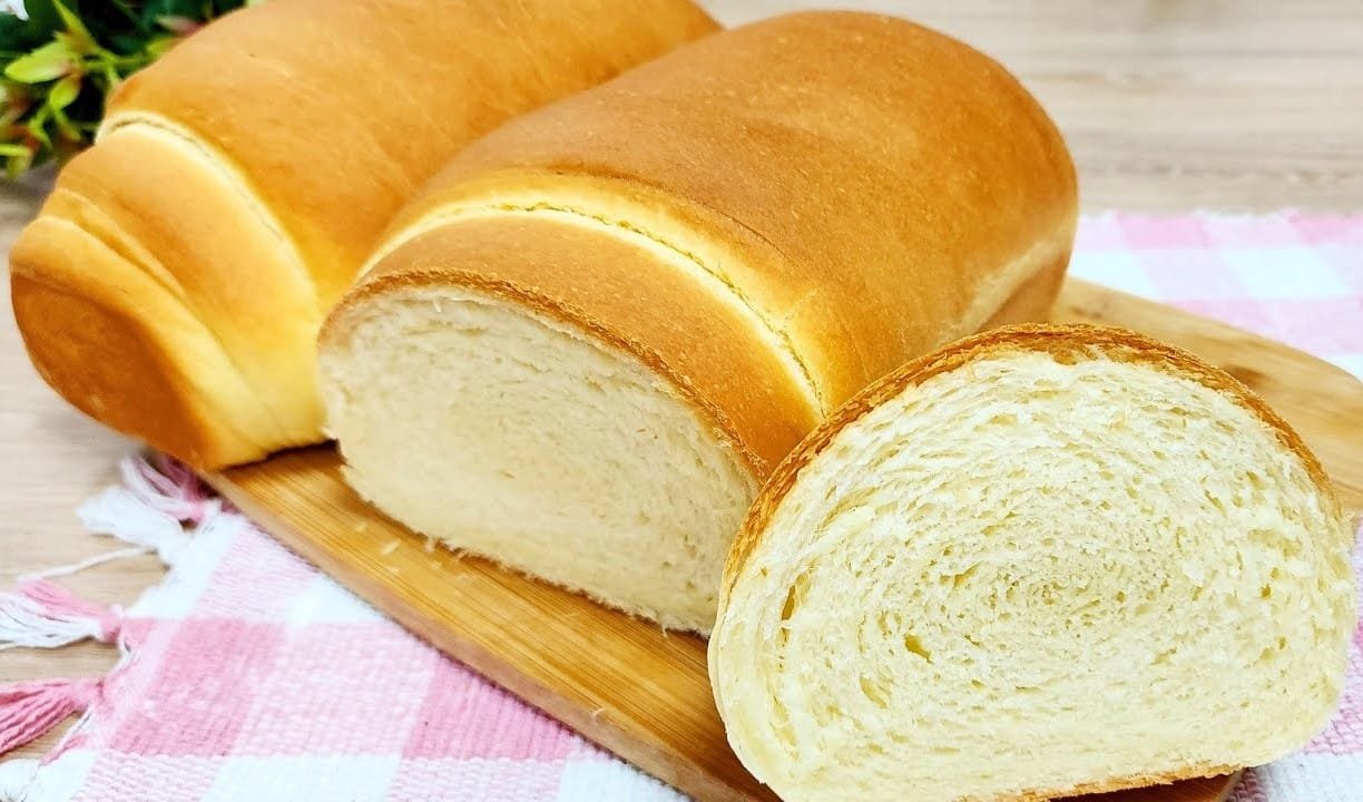 Receita de pão caseiro simples